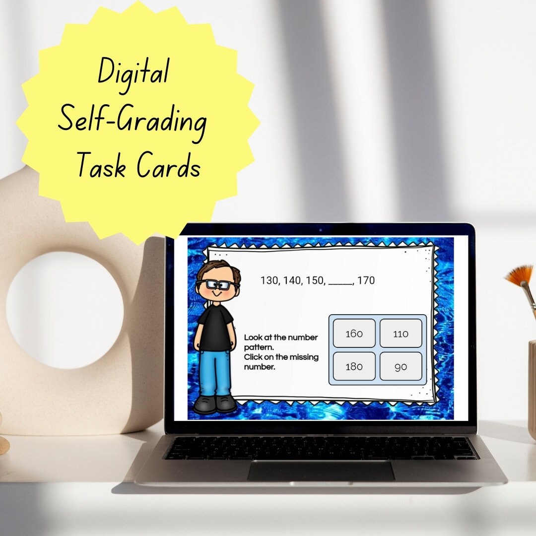 1st Grade Math Skip Counting Lesson Digital Boom Cards boom Cards Self ...