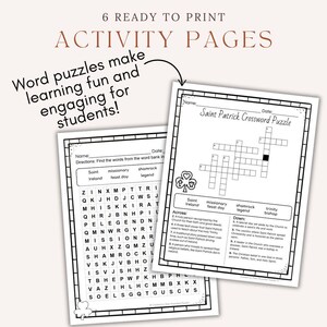 Printable Saint Patrick Unit | 6 Pages of No Prep St. Patrick ...