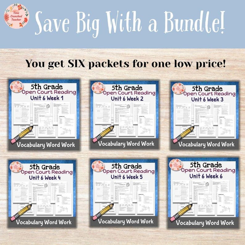 Open Court Reading | 5th Grade Open Court Reading Unit 6 Vocabulary ...