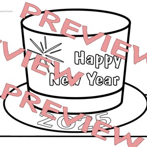 Printable Happy New Year 2025 Headbands | 3 Designs | New Year Craft ...