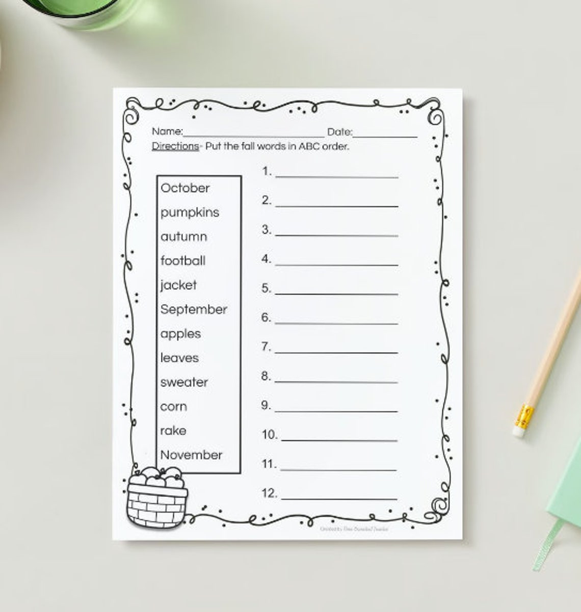 Printable Fall Activity Packet | Fall Worksheets | Autumn Activities ...