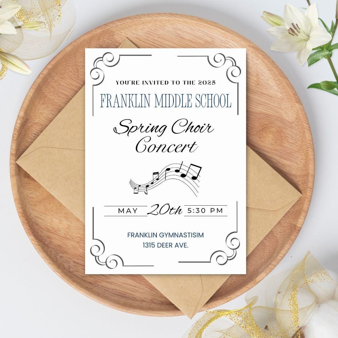 Printable Awards Ceremony Invitation | End of the School Year ...