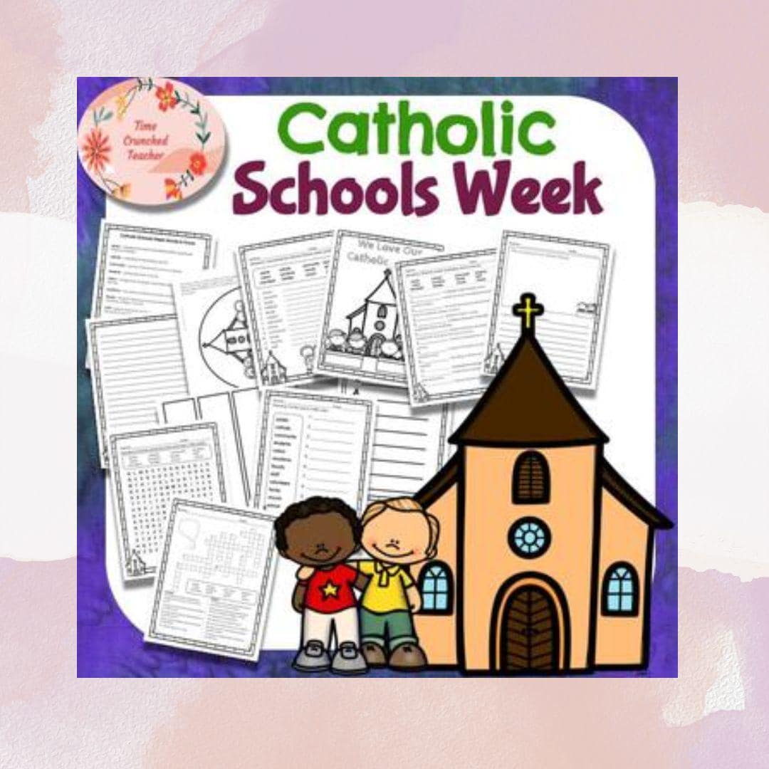 Printable Catholic Schools Week Unit | 12 Pages of No Prep Catholic ...