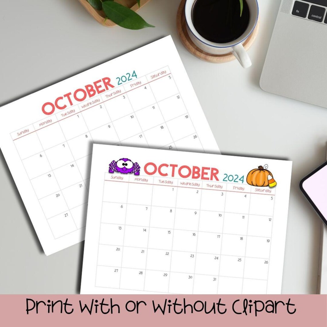 Printable October 2024 Calendar | October 2024 Calendar | Customizable ...