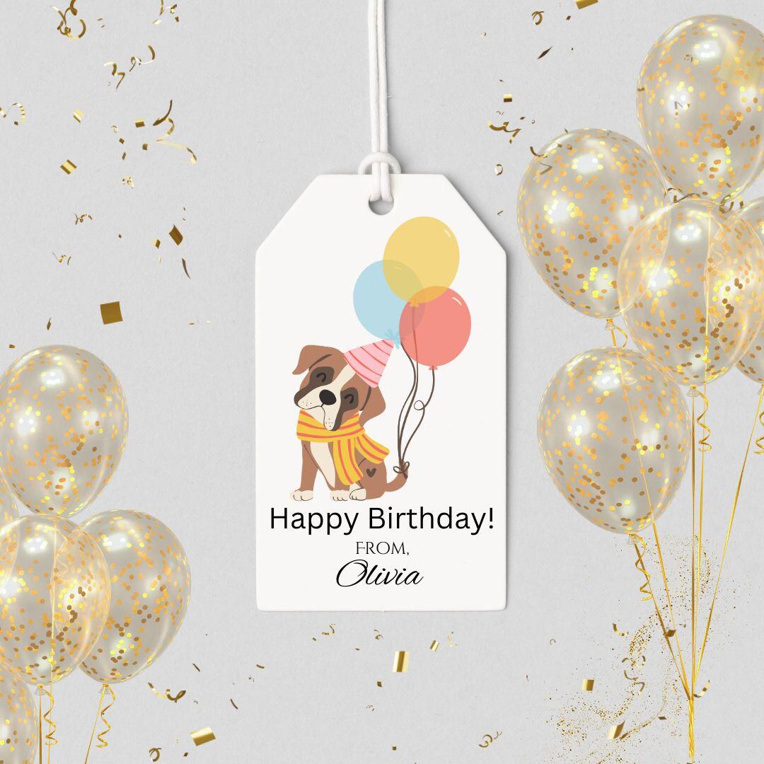Printable Birthday Gift Tags | Editable Birthday Gift Tags for Teachers ...