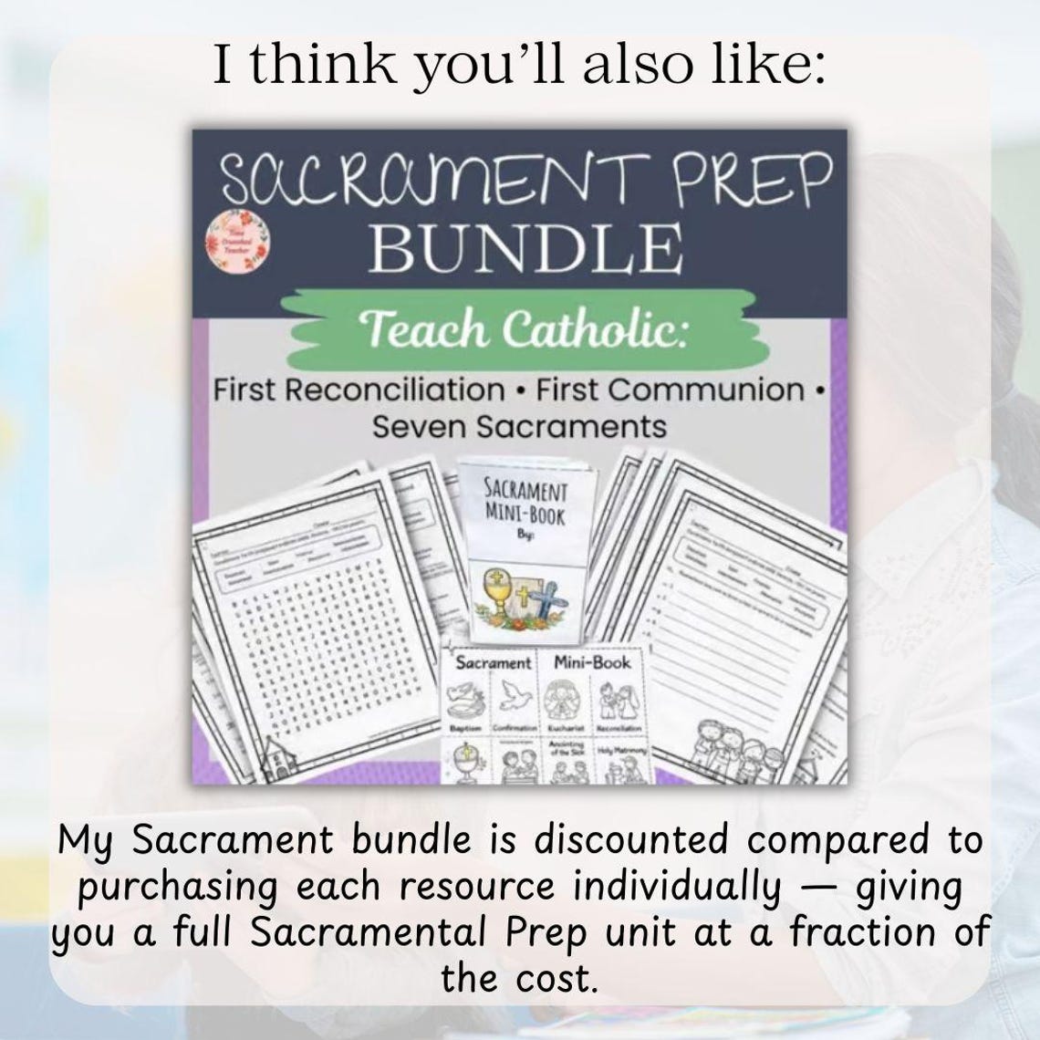 Seven Sacraments Mini Book | Catholic Kids Activity (printable Download ...