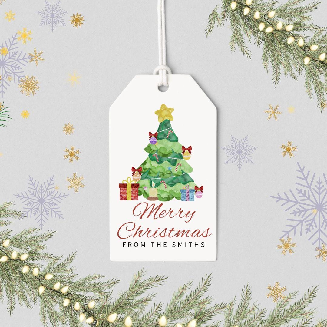 Printable Christmas Gift Tags | Editable Christmas Gift Tags for ...