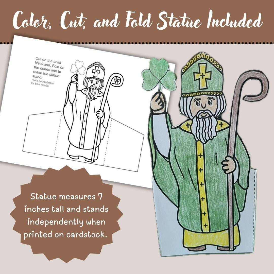 Printable Saint Patrick Unit | 6 Pages of No Prep St. Patrick ...