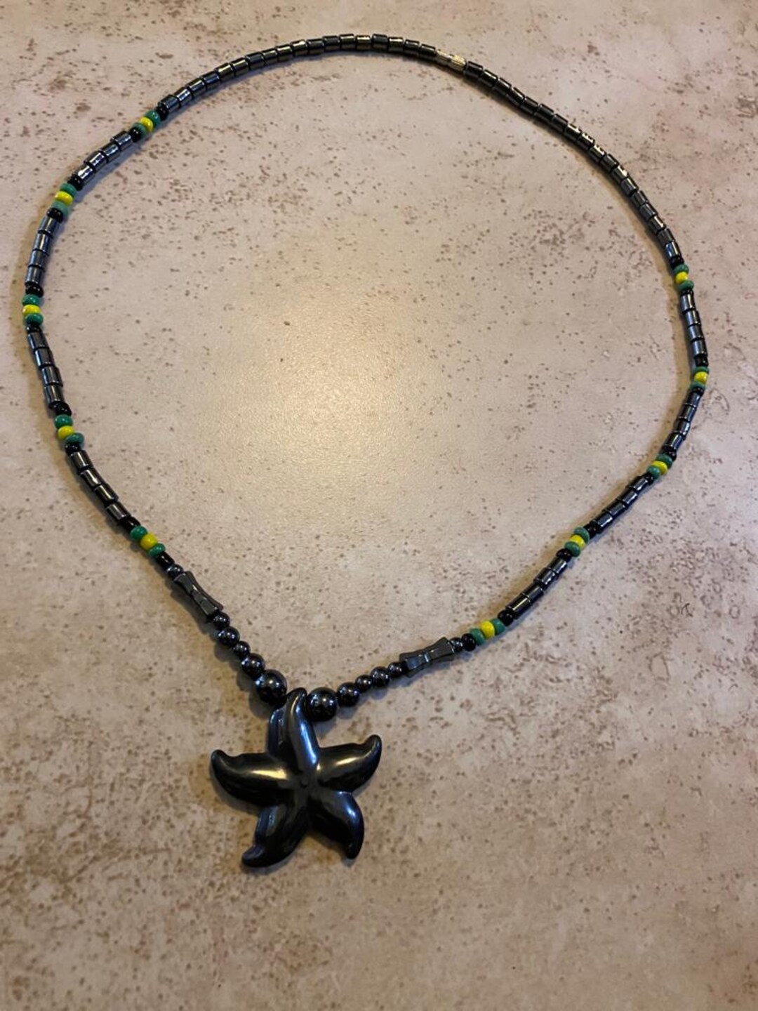 Beaded and Metal Rasta Chain - Etsy