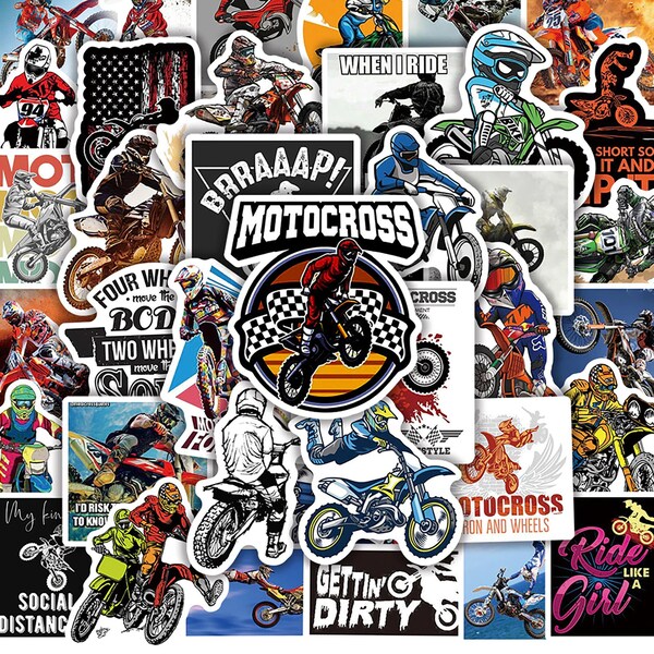 Motocross Sticker - Etsy
