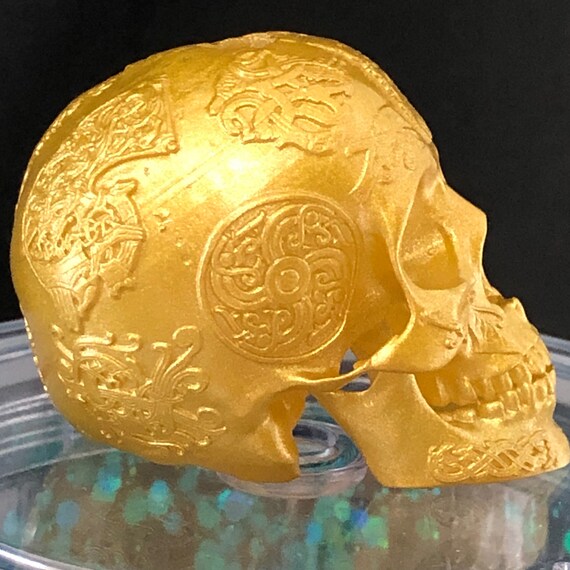 Skull Straw Topper 3D Printed Paintable 3D Straw Charm - Etsy