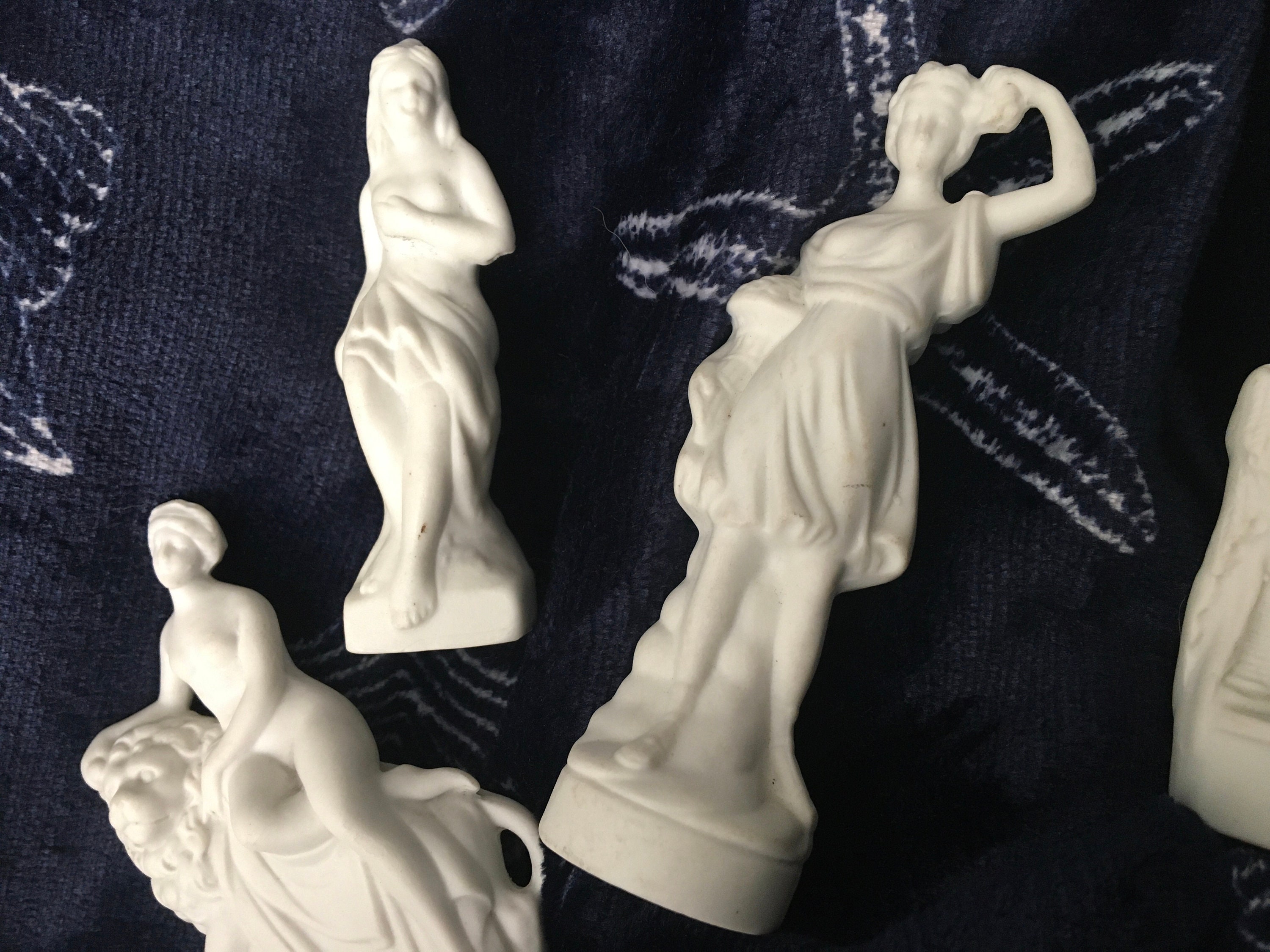 Miniature Goddesses Porcelain Bisque Collection 7 Pieces - Etsy