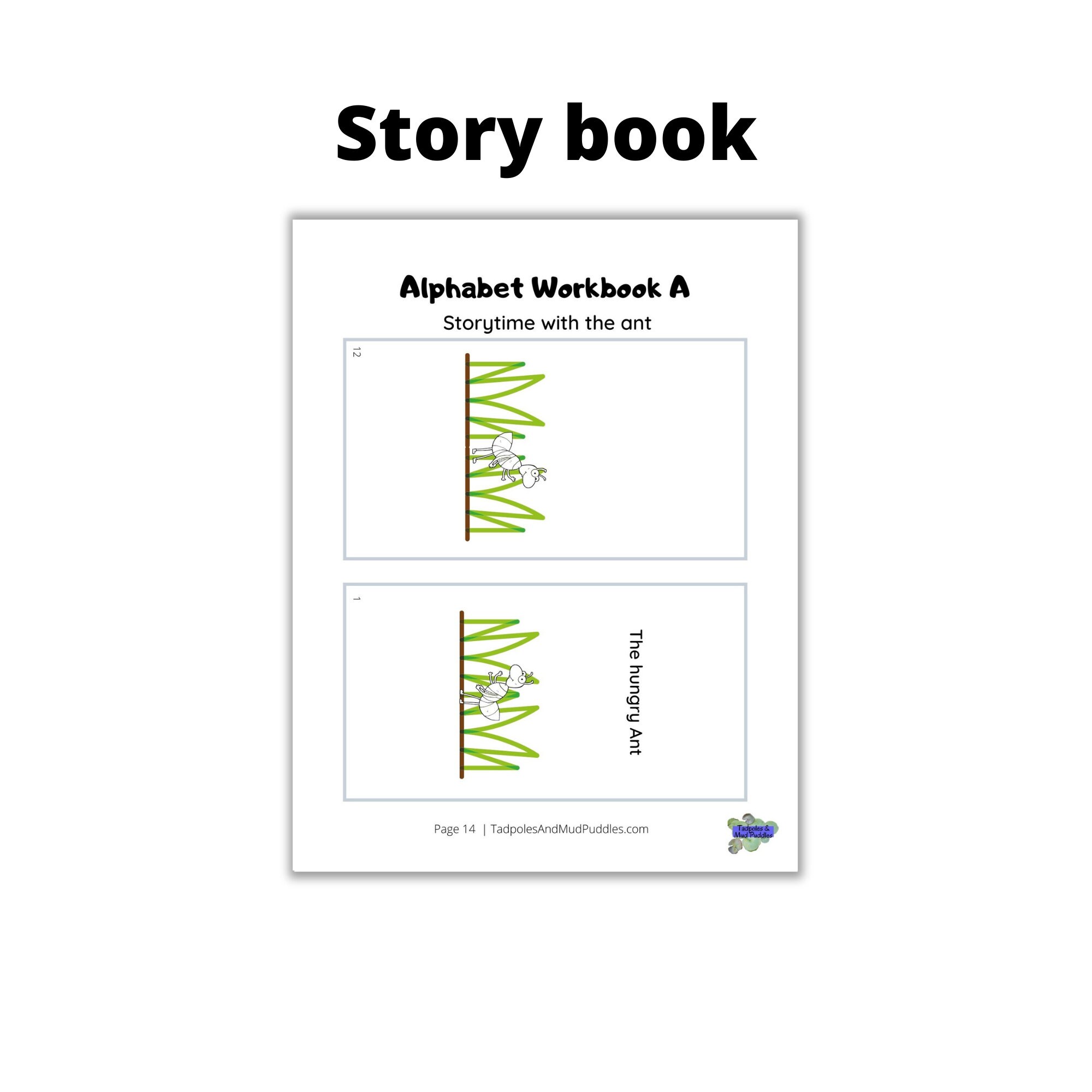 Alphabet Workbook A - Etsy