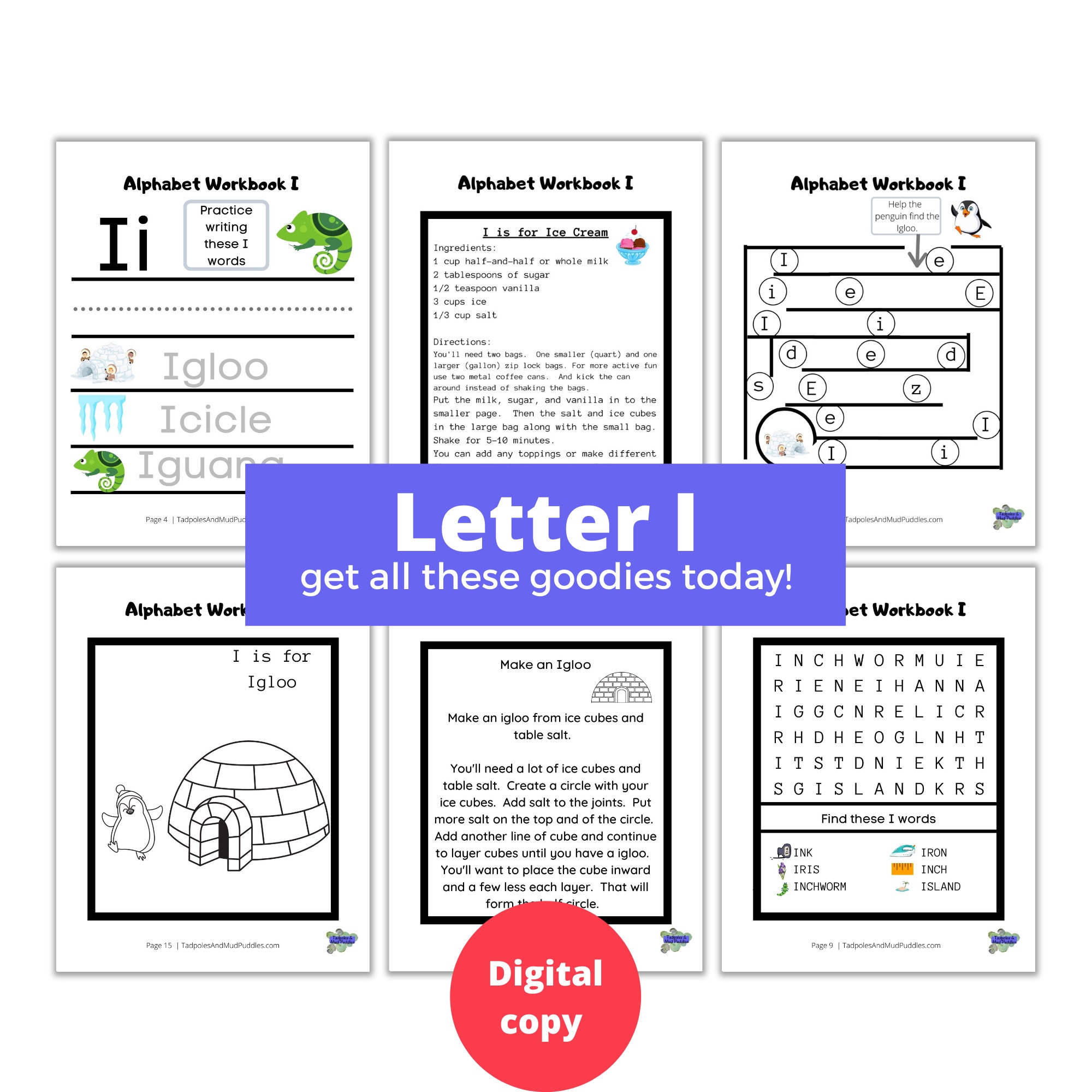 Alphabet Workbook I - Etsy