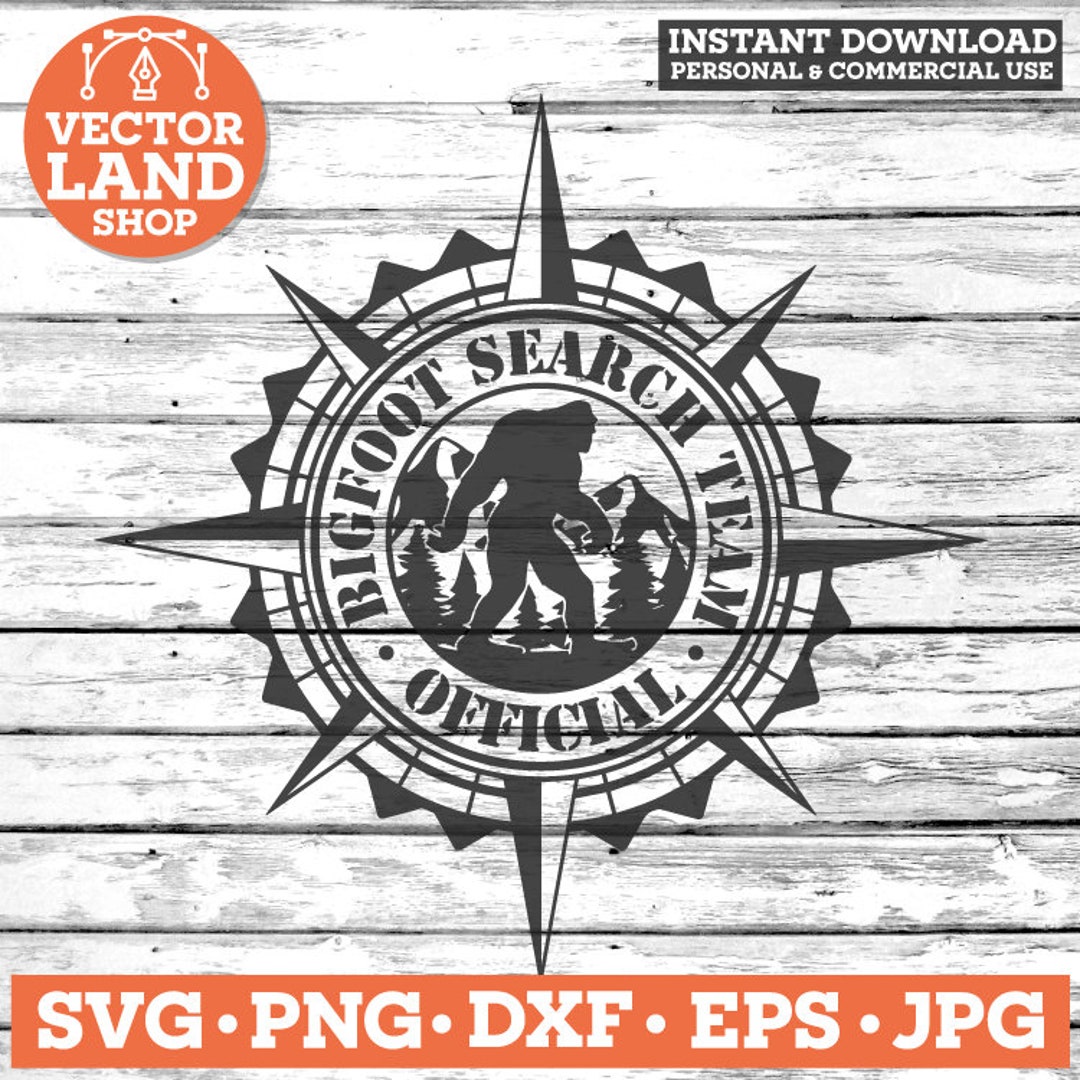 Bigfoot Search Svg, Big Foot Svg, Bigfoot Svg, Yeti Svg, Sasquatch Svg ...