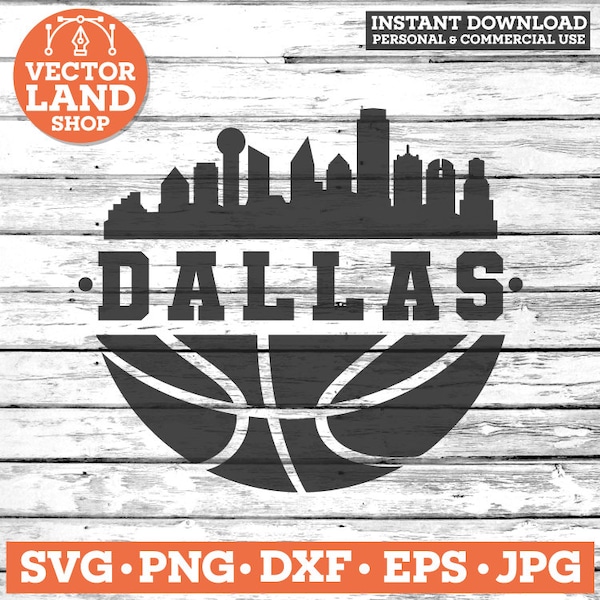 Dallas Skyline - Etsy