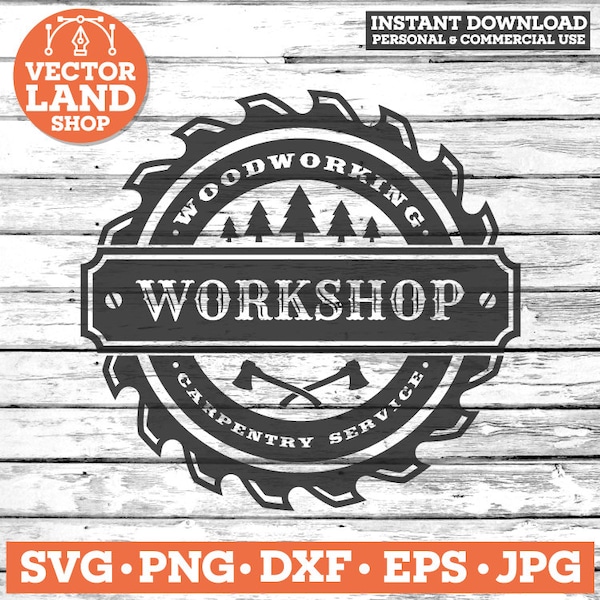Woodworking Logo - Etsy