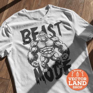 Beast Mode Svg, Training Svg, MMA Svg, Gym Clipart, Mascot Svg, Boxing ...