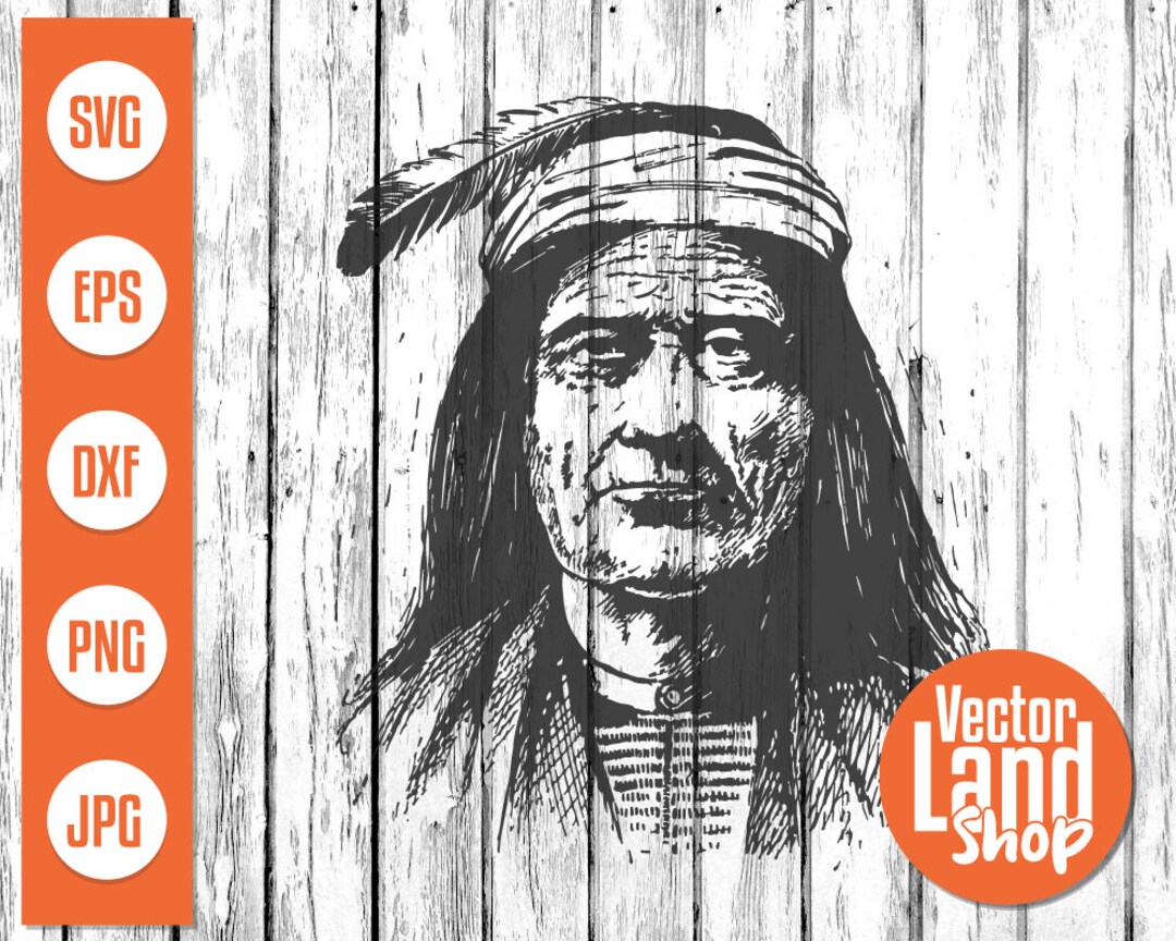 Geronimo Svg American Native Svg Indians Svg Indian Png - Etsy
