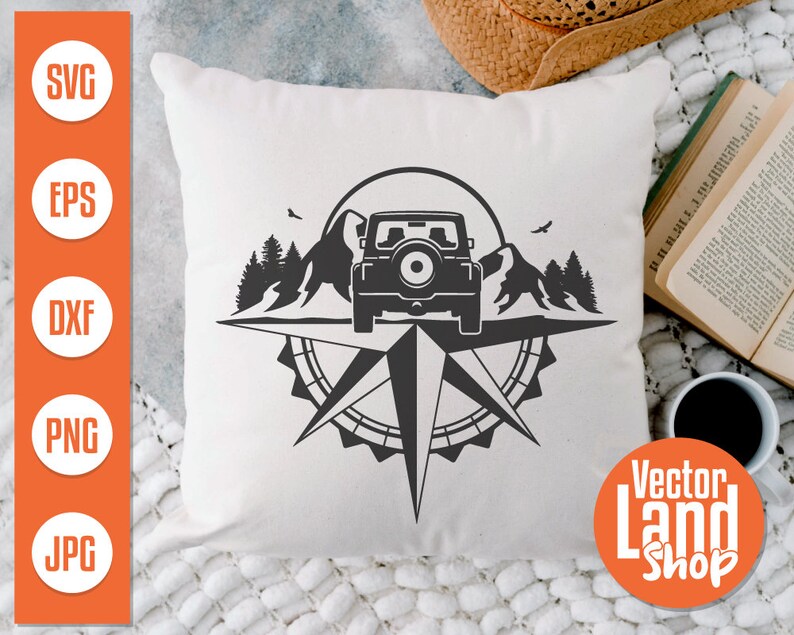 Offroad Svg Adventure off Road Compass Svg Adventure Svg | Etsy