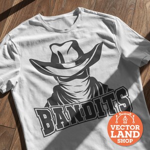 Bandit Svg, Bandits Svg, Bandit Png, Mascot School, Bandit Clipart ...