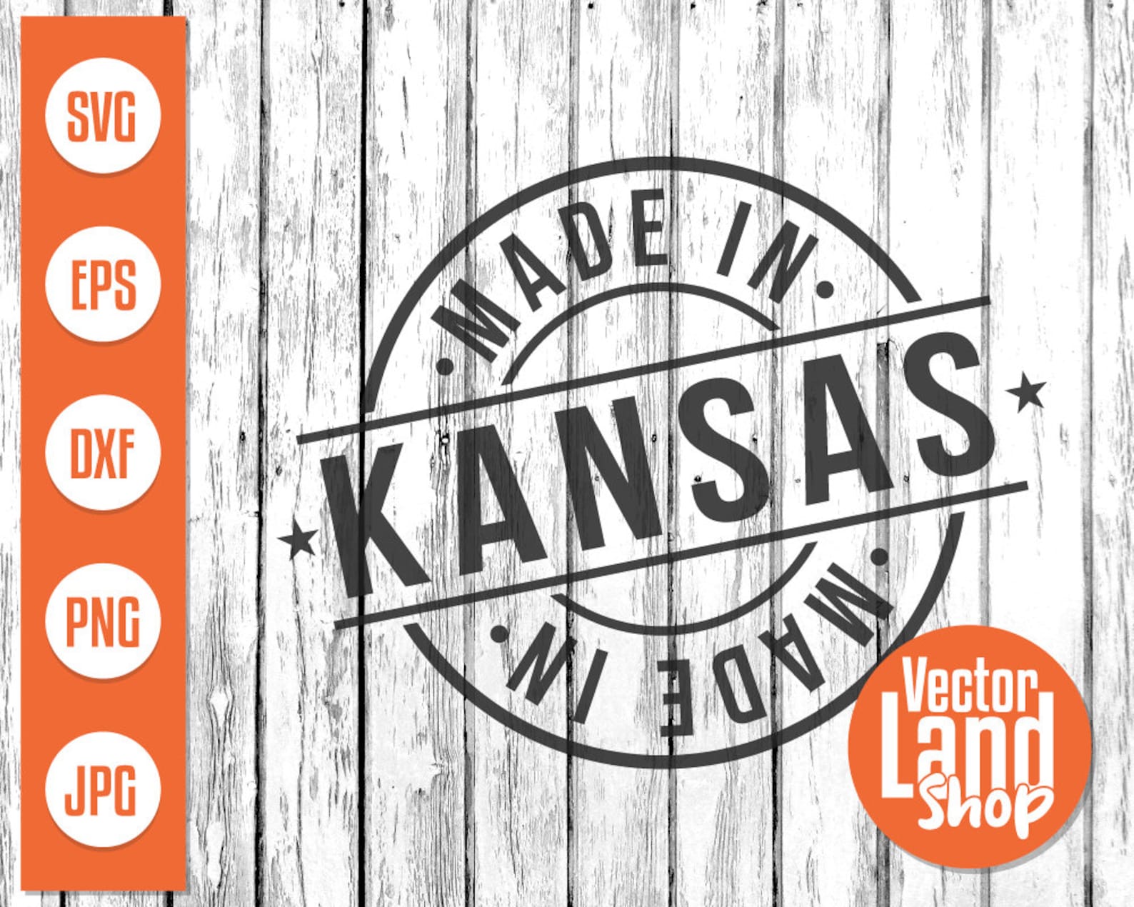 Made in Kansas Svg Kansas Svg United States Svg Kansas - Etsy