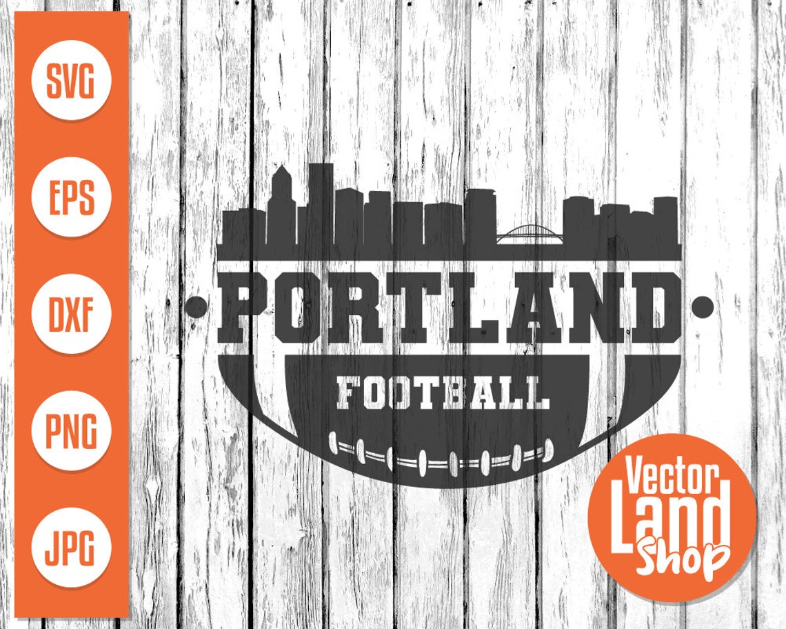 Portland Football Svg Portland Svg Football Team Logo - Etsy