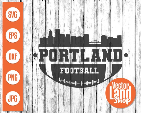 Portland Football Svg Portland Svg Football Team Logo | Etsy