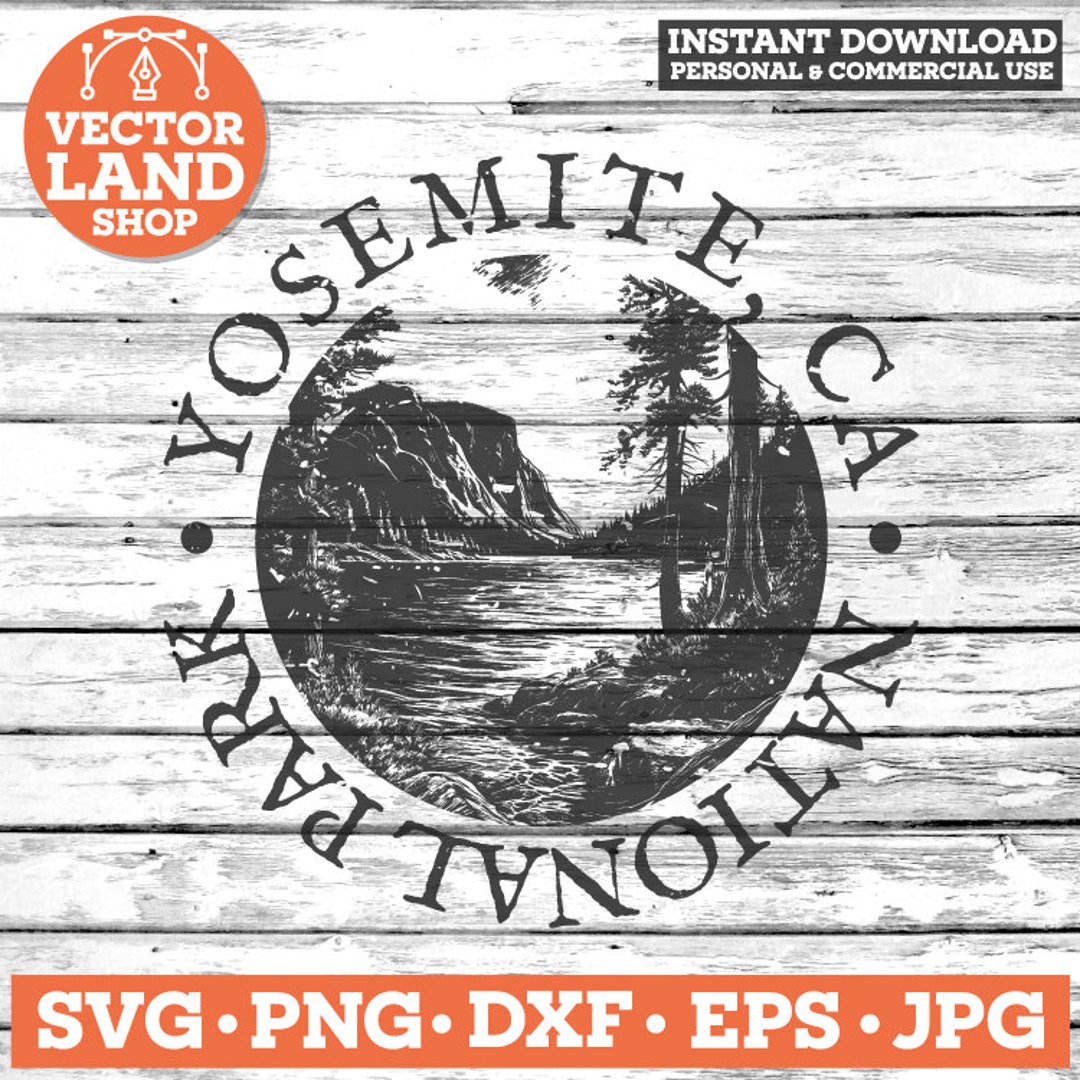 Yosemite Svg, National Park Svg, California Svg, El Capitan, National ...