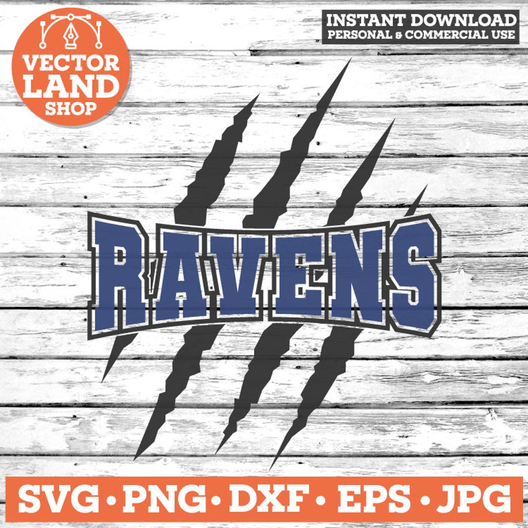 Ravens Svg, Spirit Team, Team Logo, School Team, Mascot Svg, Baseball ...