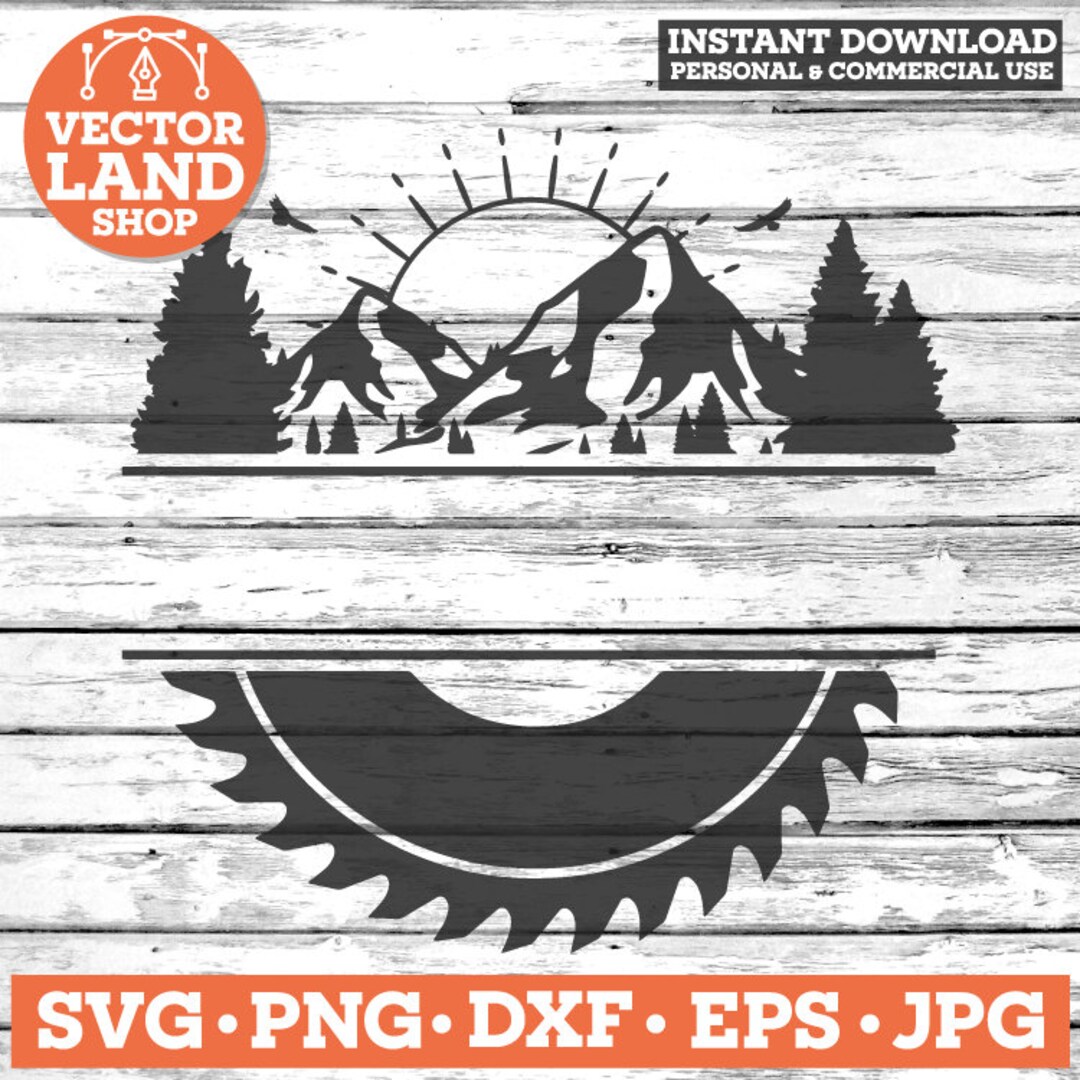 Saw Blade Svg, Forest Tree SVG, Pine Trees Svg, Silhouette Forest, Wood ...