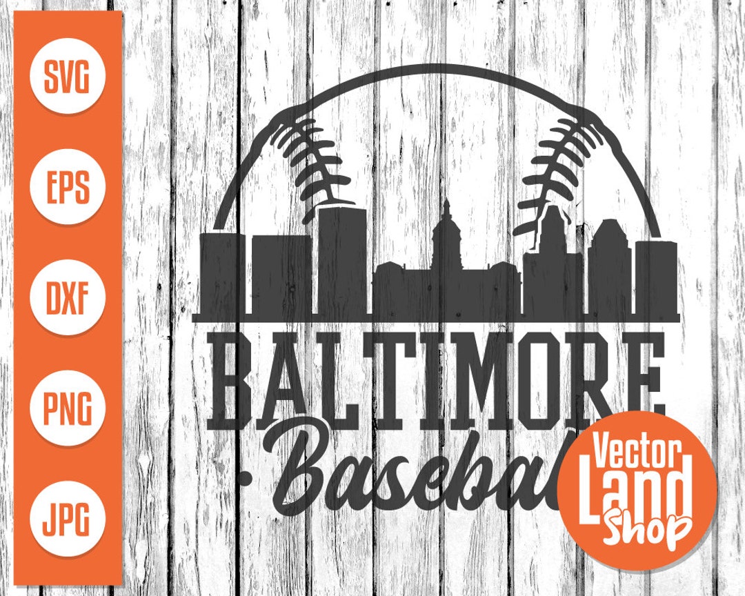 Baltimore Baseball Svg Baltimore Svg Baseball Team Logo - Etsy