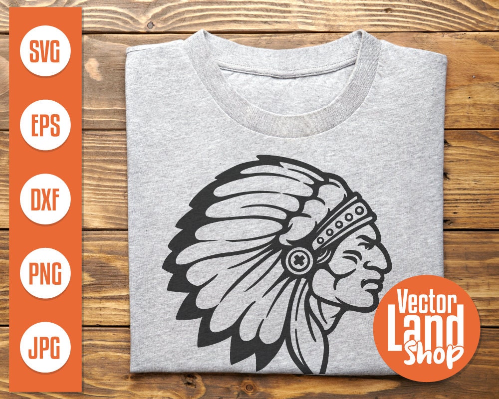 American Native Svg Indians Svg Ancient Svg Headdress Svg - Etsy UK