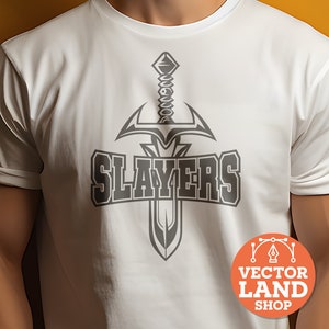 Slayers Svg, Slayer Svg, Slayer Png, Mascot School, Slayer Clipart ...