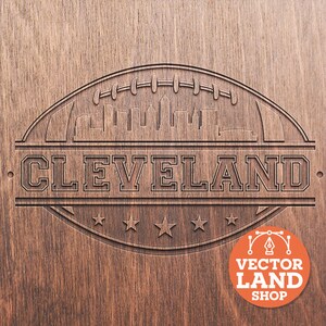 Cleveland Football Svg, Cleveland Svg, Football Team Logo, American ...