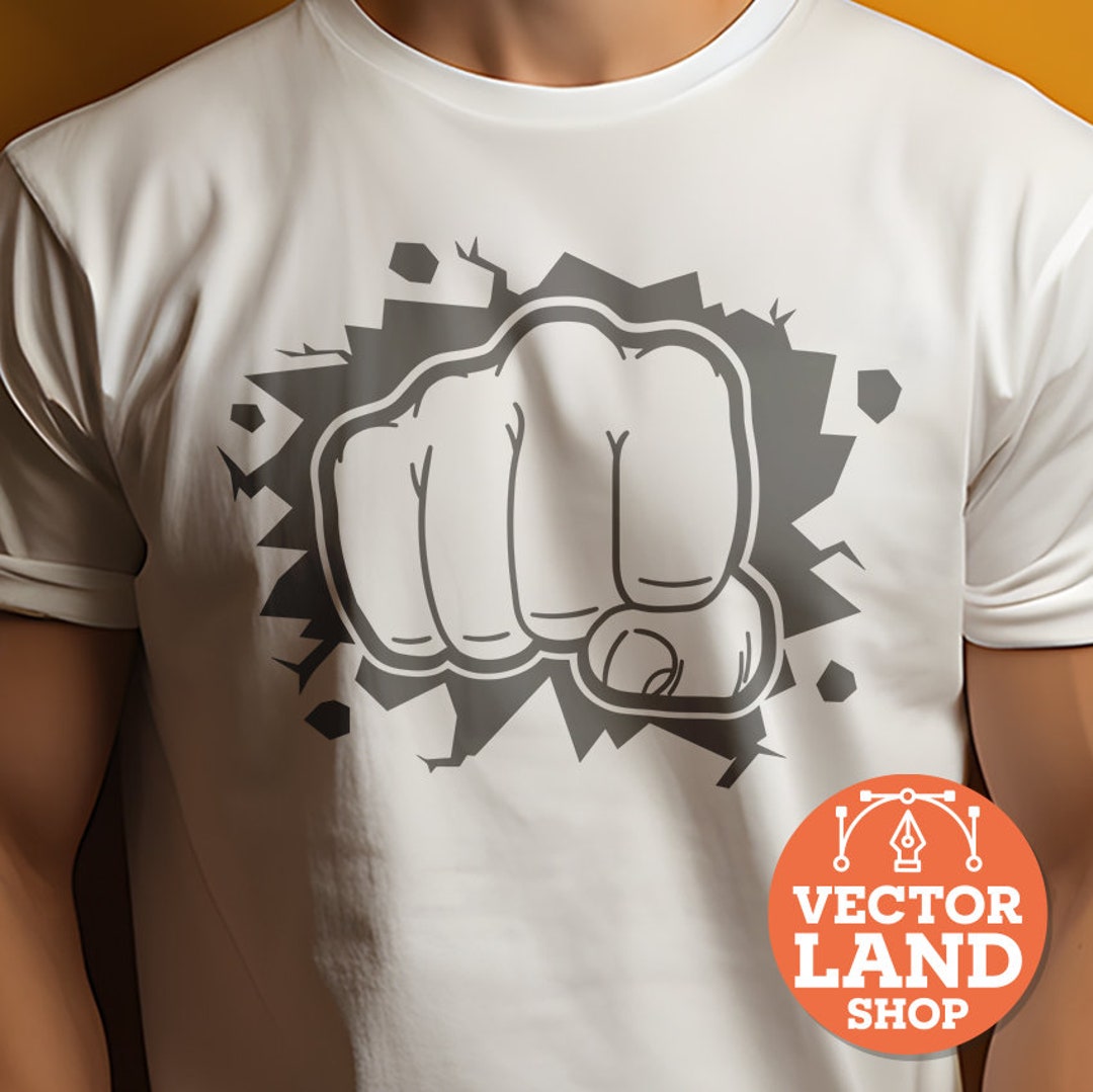 Punch Svg, Fist Svg, Hand Svg, Attack Svg, Fighter Svg, MMA Svg ...