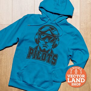 Pilot Svg, Pilots Svg, Pilot Png, Mascot School, Mascot Svg, Pilot ...