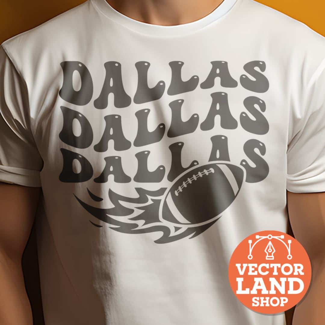 Dallas Football Svg, Dallas Svg, Football Team Logo, American Football ...