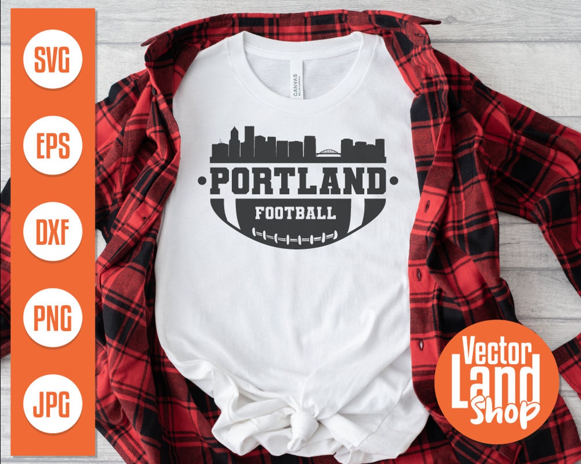 Portland Football Svg Portland Svg Football Team Logo - Etsy