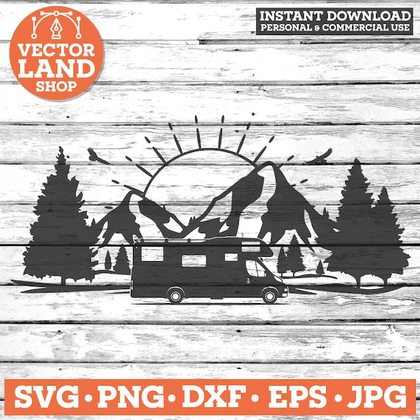 Rv Svg - Etsy