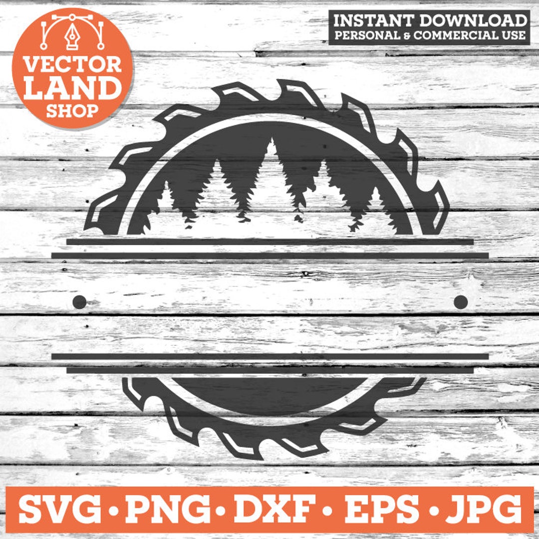 Saw Svg, Wood Working SVG, Pine Trees Svg, Blade Svg, Woodworking Logo ...