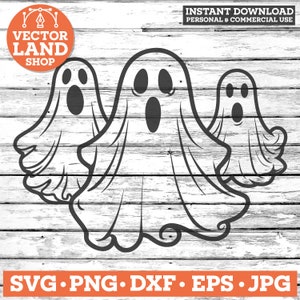 Ghost Svg, Halloween Svg, Ghost Png, Cute Ghost Svg, Spooky Svg, Ghost ...