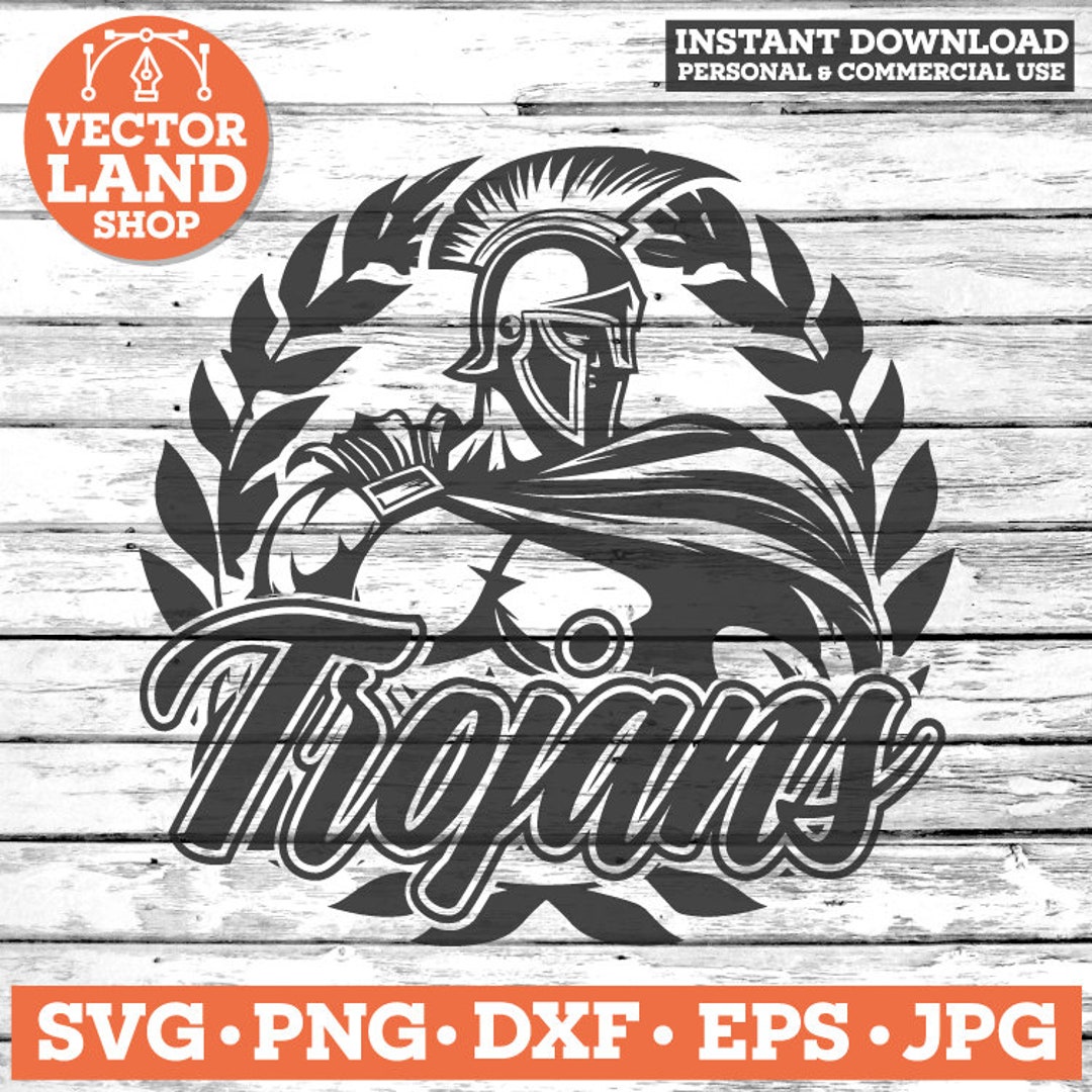 Trojan Svg, Trojans Svg, Trojan Png, School Mascot, Trojan Mascot ...