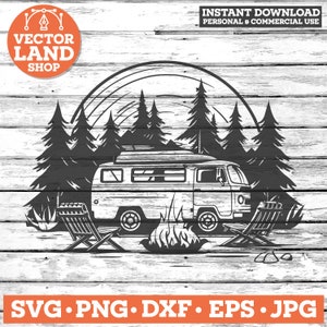 BUNDLE Motorhome SVG, Camper Svg, Campervan Svg, Adventure Svg ...