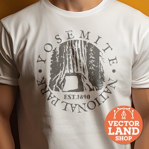 Yosemite Svg, National Park Svg, California Svg, Sierra Nevada Svg ...