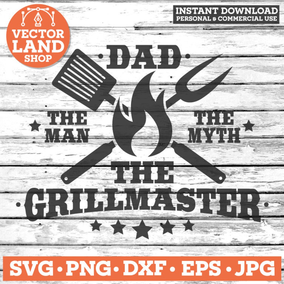 Grillmaster Svg, King of Grill, Grill Dad, Grill Master Svg, the Grill ...