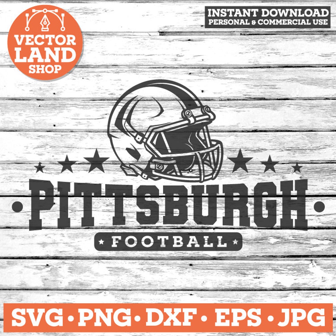 Pittsburgh Svg, Football Svg, Football Team, Team Spirit Svg, American ...