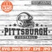 Pittsburgh Svg, Football Svg, Football Team, Team Spirit Svg, American ...