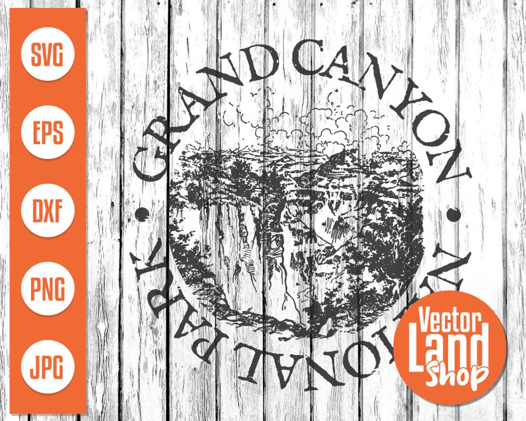 Grand Canyon Svg National Park Svg Arizona Svg Canyon Svg - Etsy
