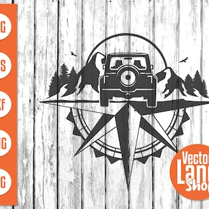 Offroad Svg Adventure off Road Compass Svg Adventure Svg | Etsy